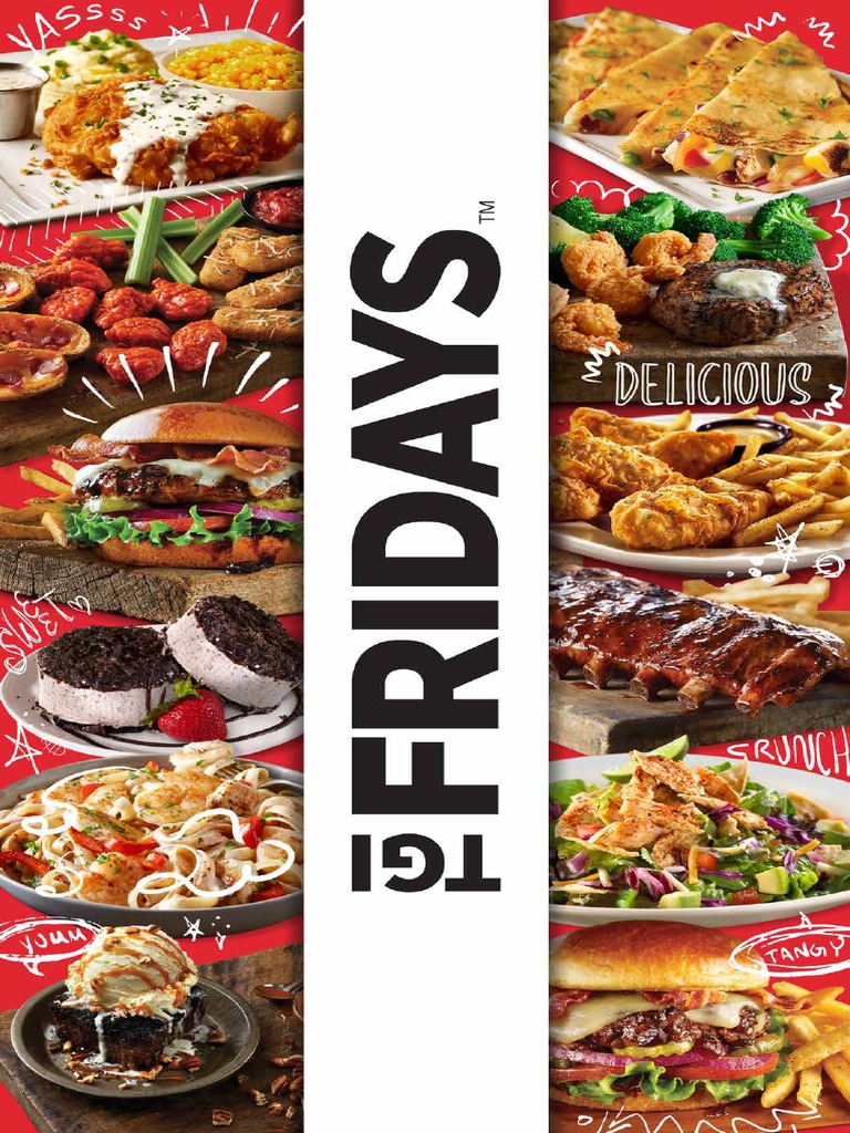 Fridays Carta | PDF | Hamburguesas | Parilla