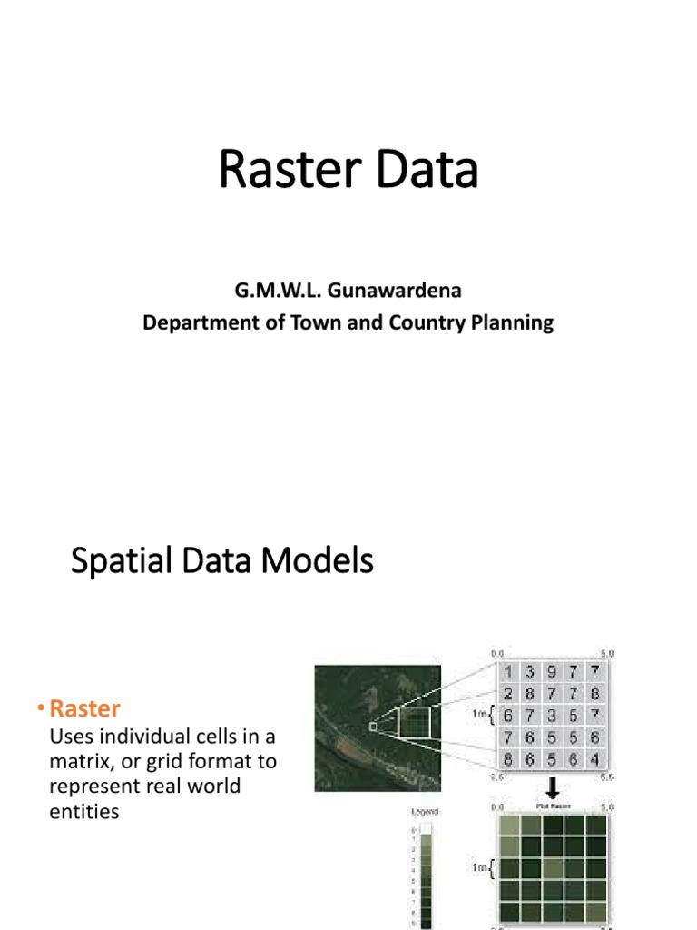 Understanding Raster Data Models and Storage Formats | PDF | Geographic Information System ...