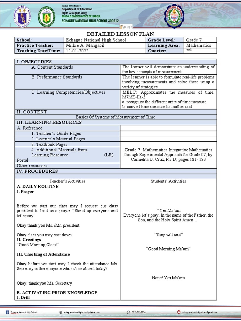 Experimental | Download Free PDF | Learning | Lesson Plan