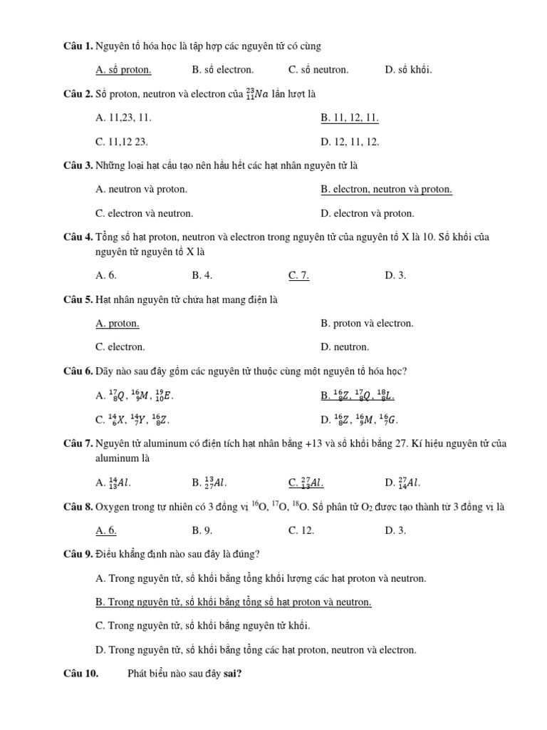 Đề-cương-Hóa-GK-TN | PDF