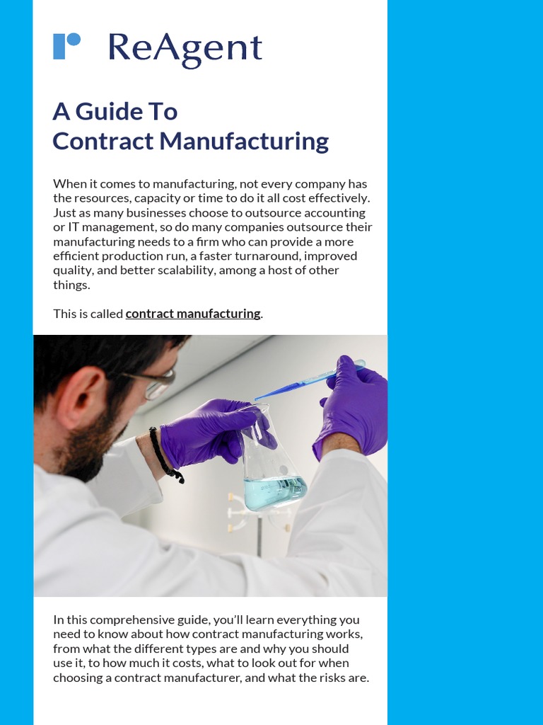 A Guide To Contract Manufacturing | PDF | Outsourcing | Employment