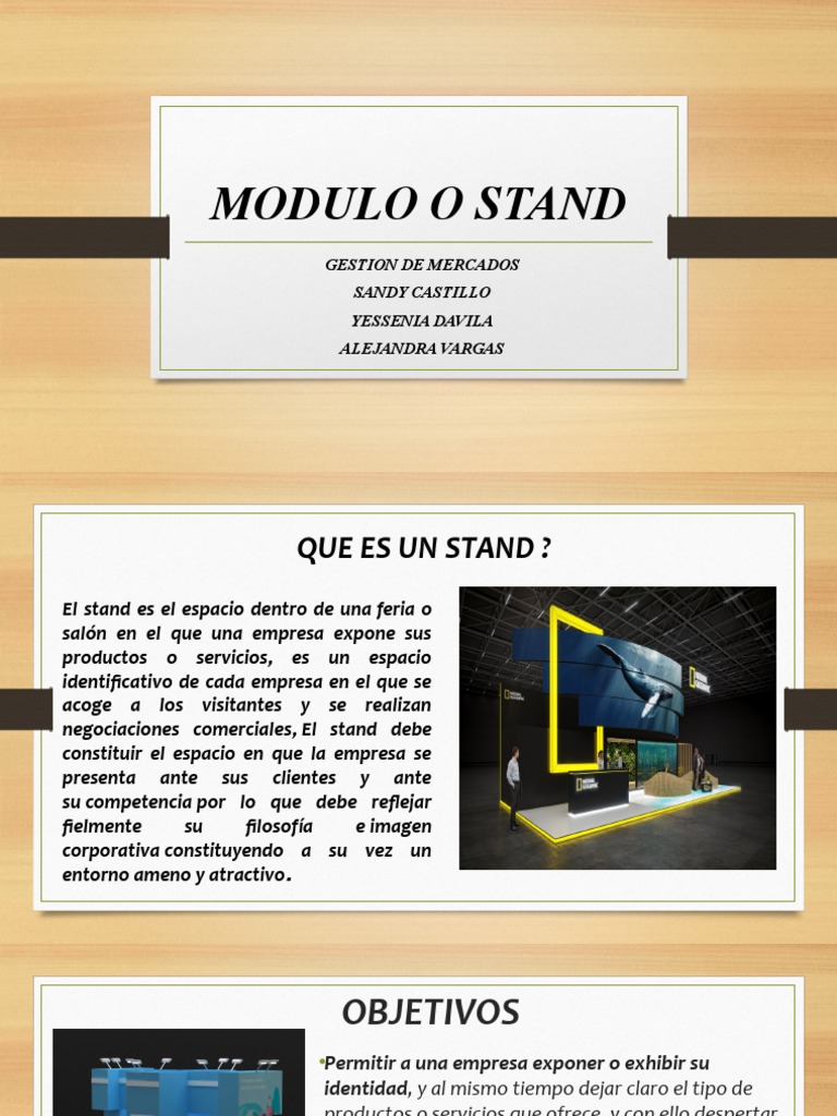 Diseño y Tipos de Stands para Exposiciones | PDF | Diseño
