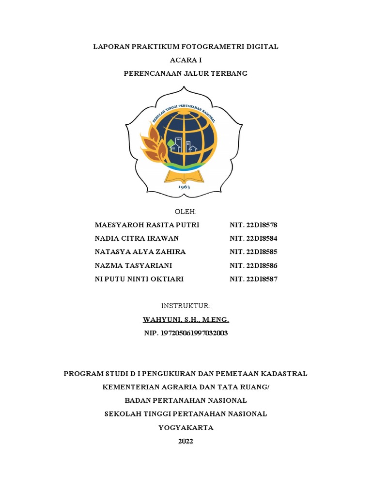 Laporan Praktikum Fotogrametri Digital (3) Contoh | PDF