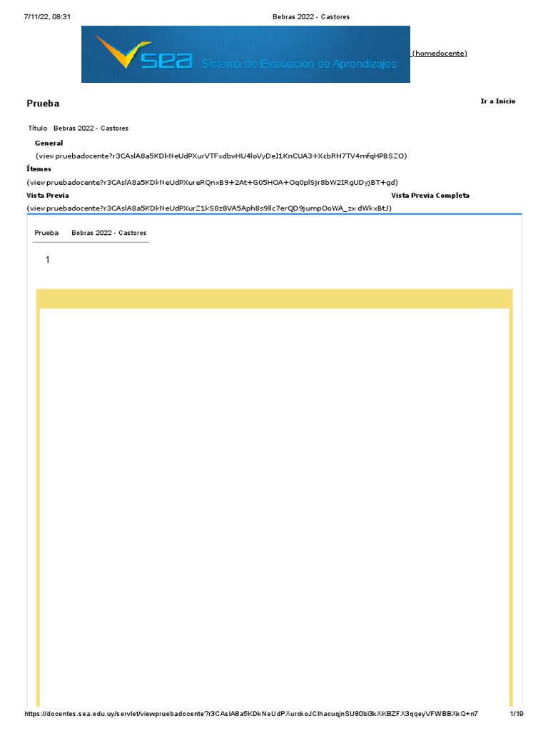 Bebras 2022 - Castores | PDF | Castor