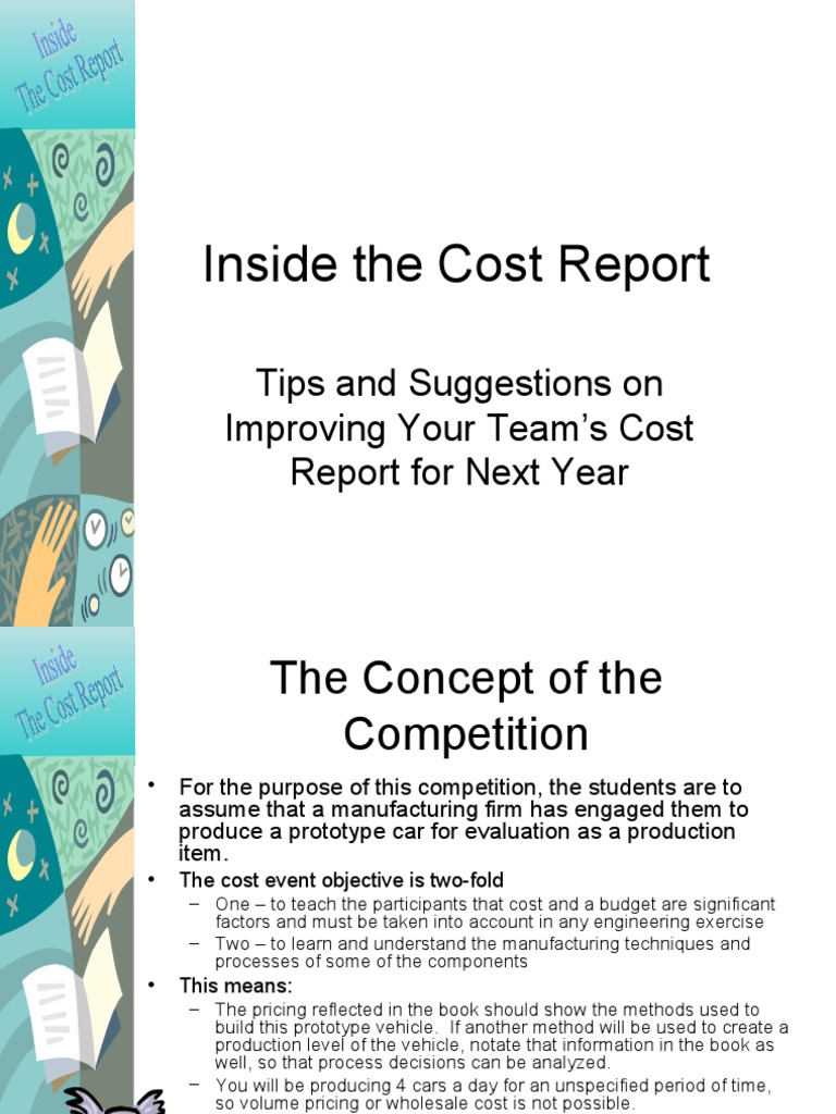 Optimizing Cost Reports: A Guide to Creating Detailed, Insightful Cost ...