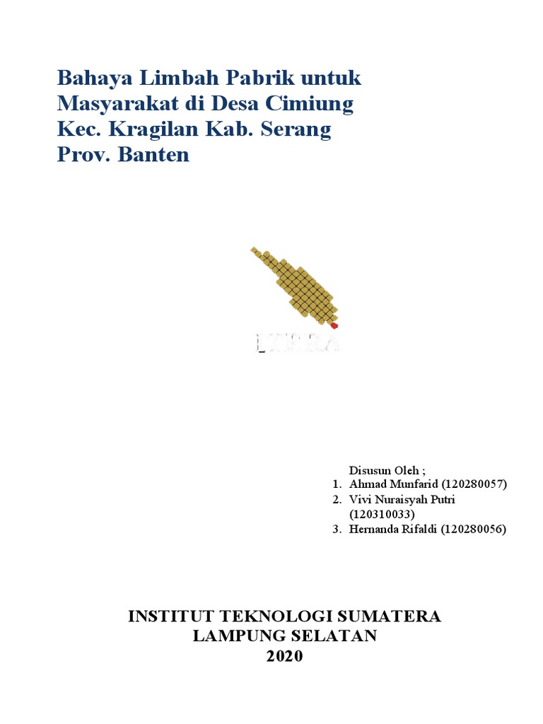 KTI 2020 (Bahaya Limbah Pabrik) | PDF