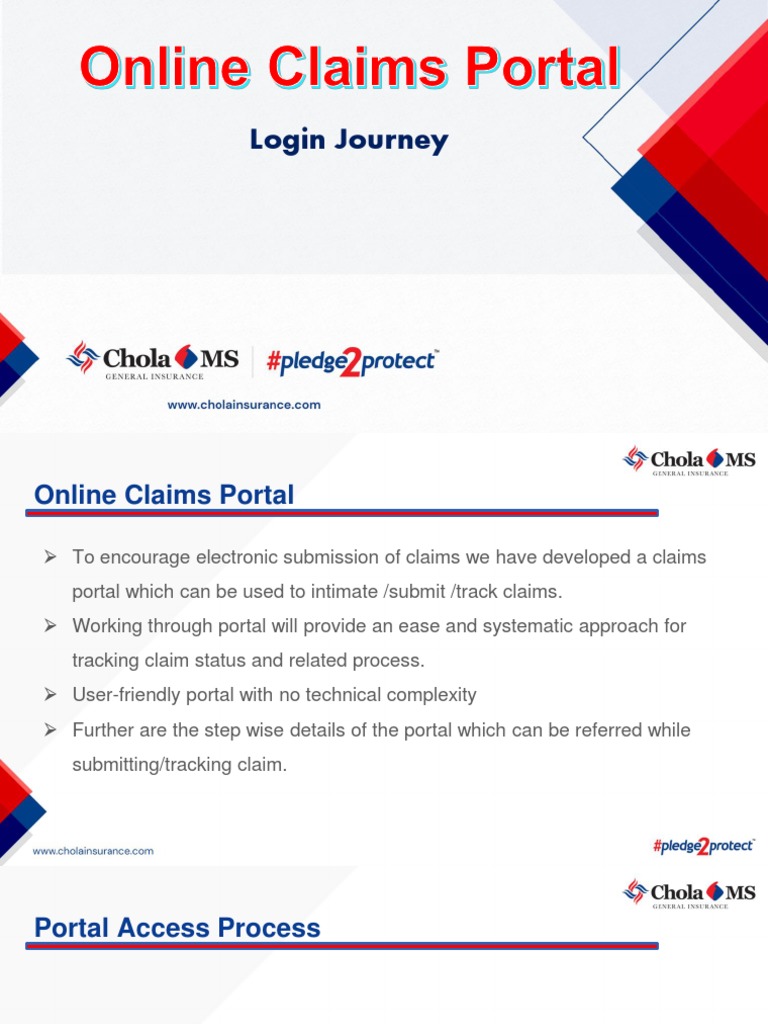 Online Claims Portal Guide | PDF | World Wide Web | Internet & Web