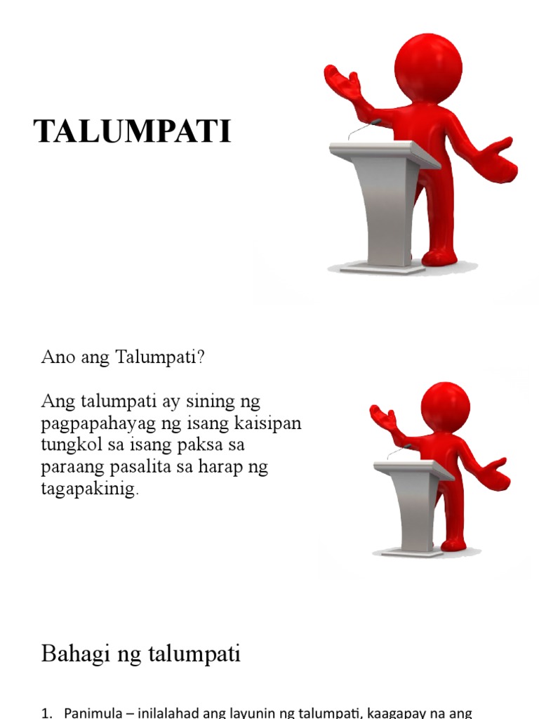 Talumpati Slide | PDF