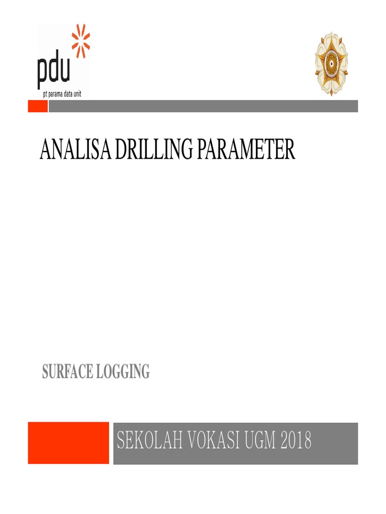 Analisa Drilling Parameter | PDF