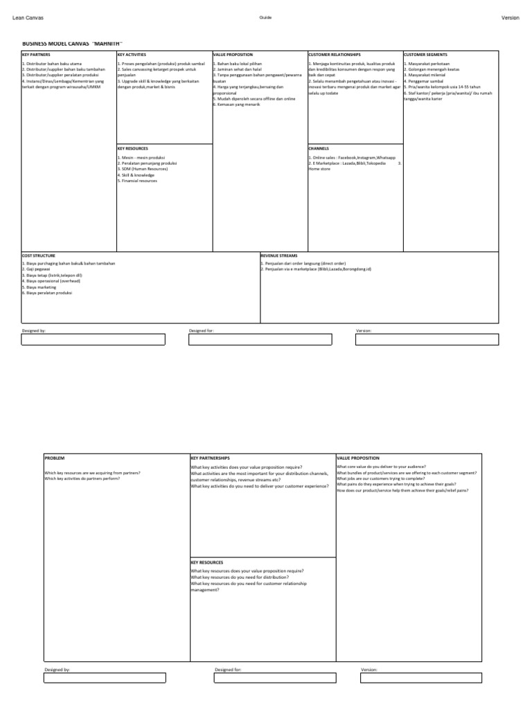 Business Model Canvas | PDF | Market Segmentation | Business Process