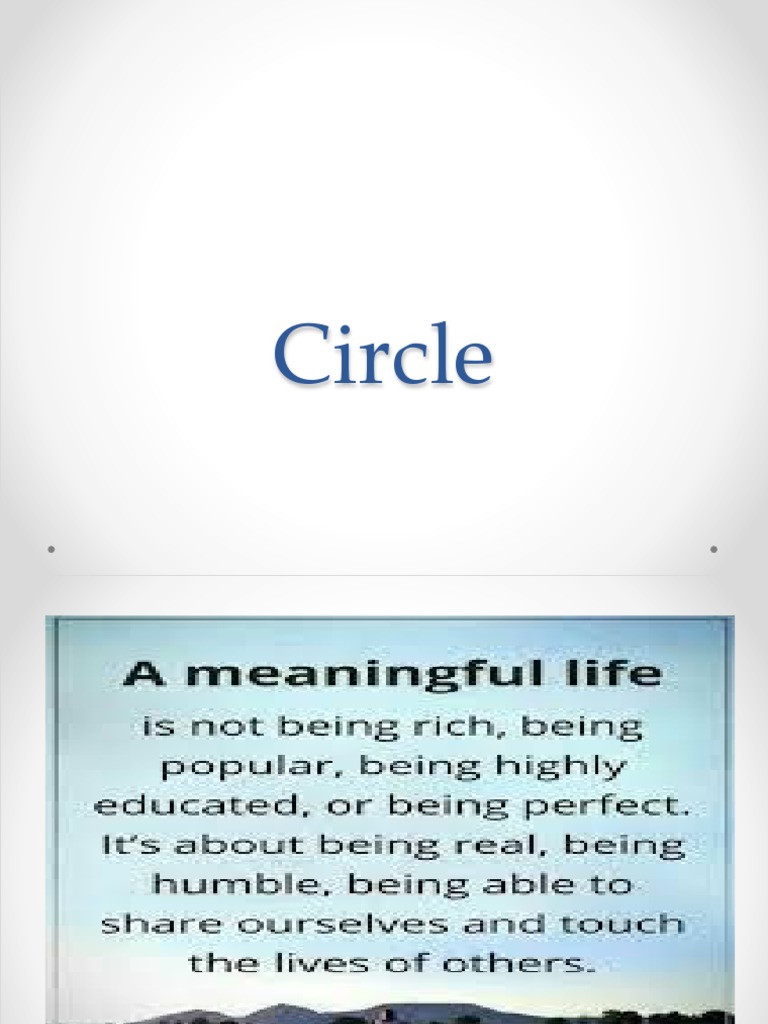 Lesson 1.2-Circle | PDF | Circle | Equations