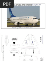 Air France B747 F-GITD Papercraft | PDF