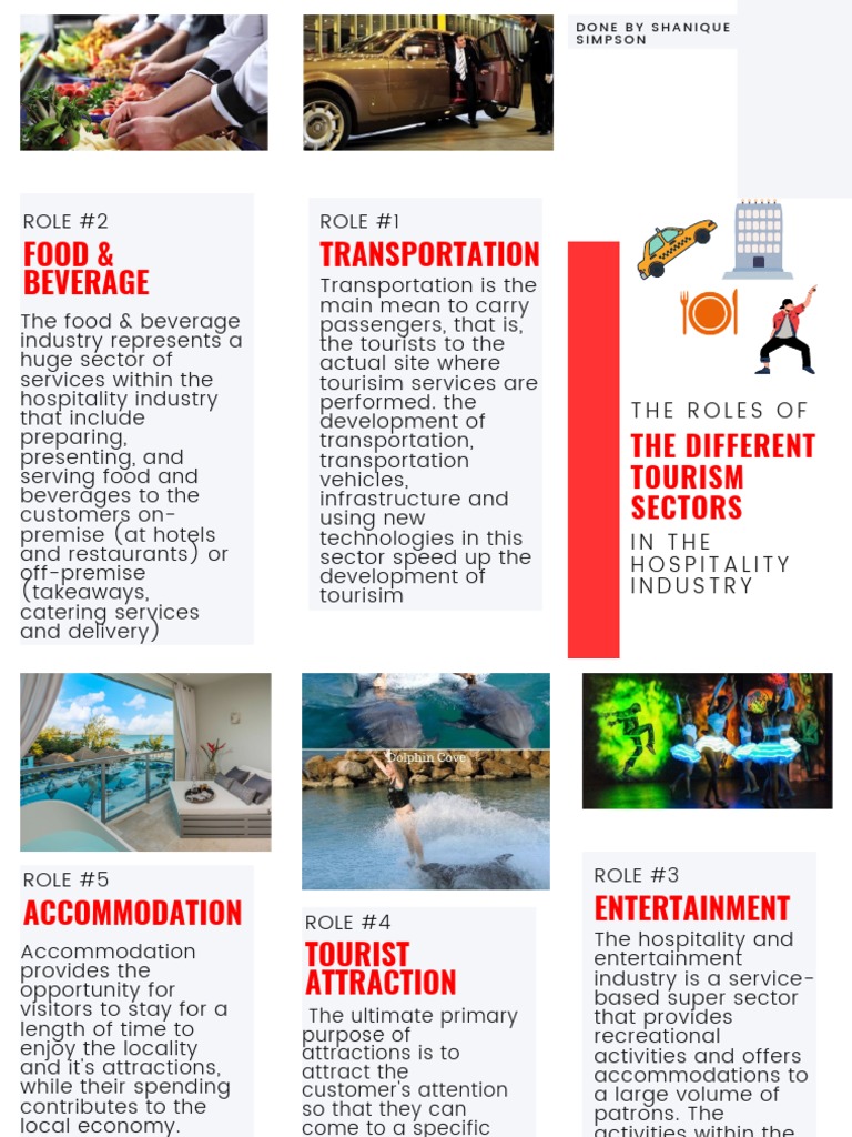 Roles of Tourism Sectors | PDF | Tourism | Transport