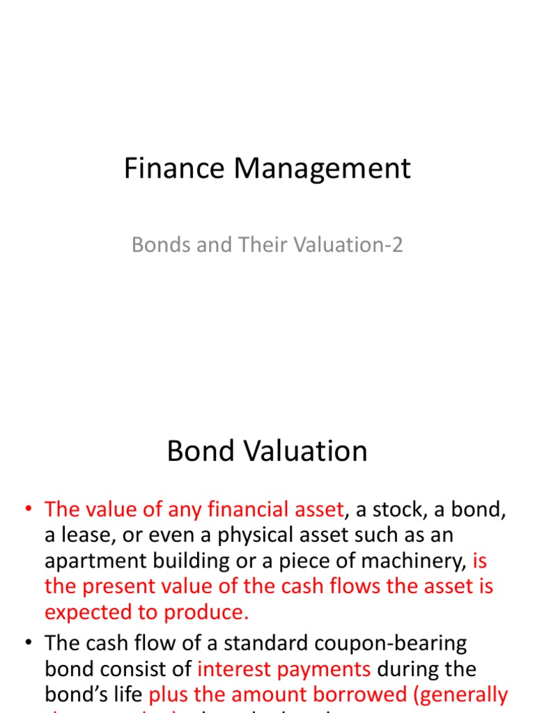 7.2 Bond Valuation | PDF | Bonds (Finance) | Yield (Finance)