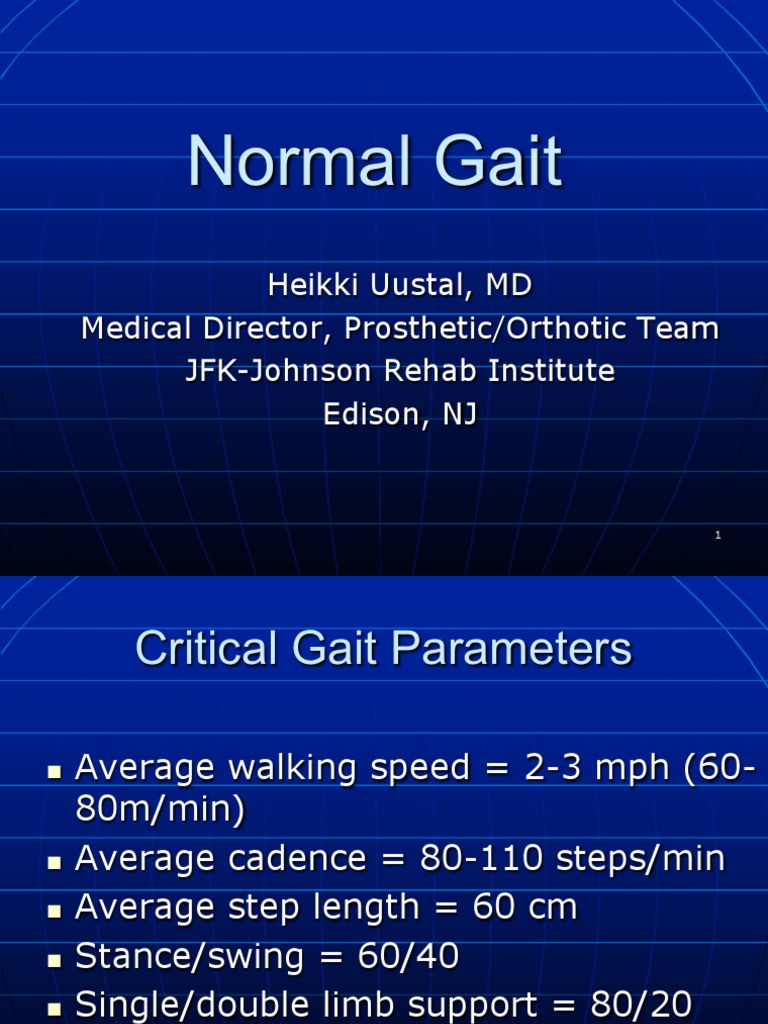 Normal Gait | PDF | Anatomical Terms Of Motion | Foot
