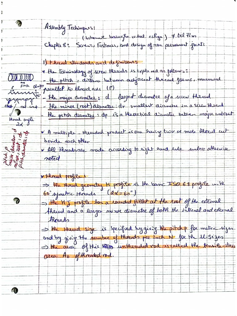 Assembly Techniques Notes Pdf 0216