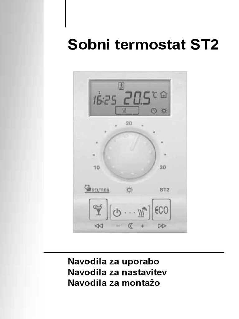 Sobni Termostat ST2 | PDF