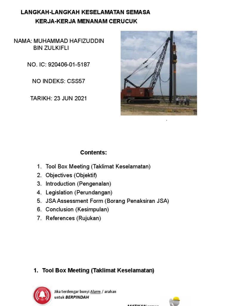JSA Piling Example | PDF