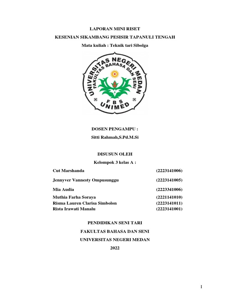 Laporan Mini Riset Sibolga Kelompok 3 | PDF | Perjalanan