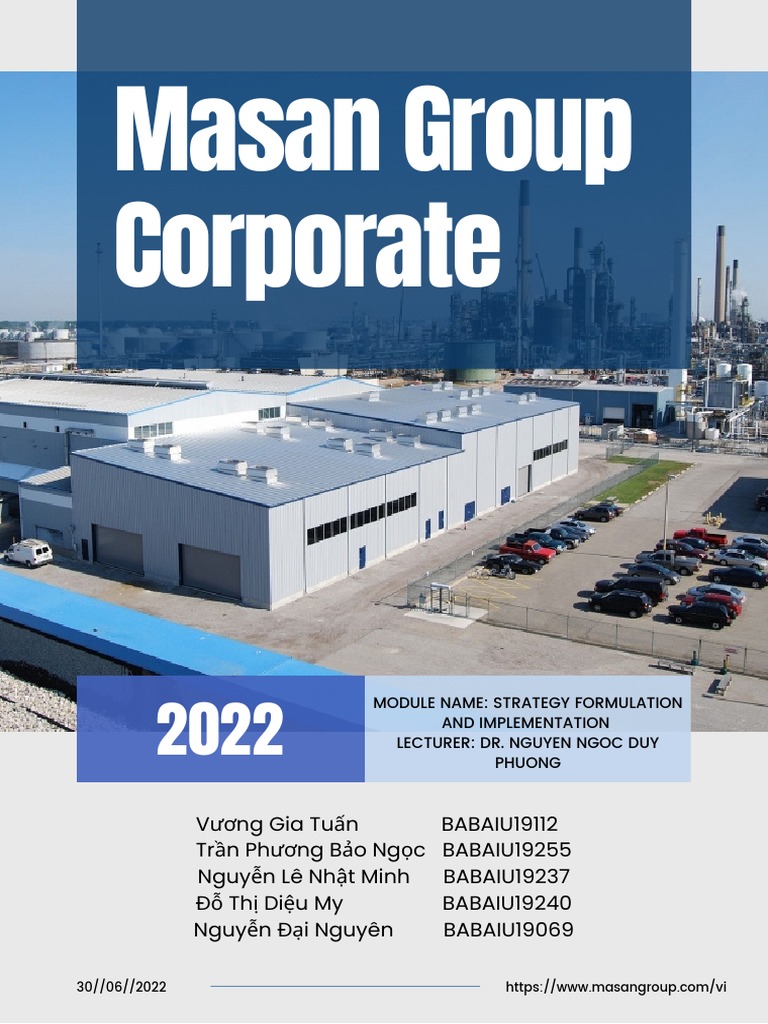 Masan Group's Long-Term Strategic Objectives and Focus on Innovation ...