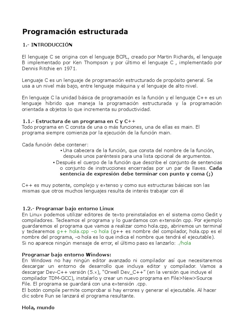 Cplusplus 4 | PDF | Lenguaje de programación | C (lenguaje de programación)