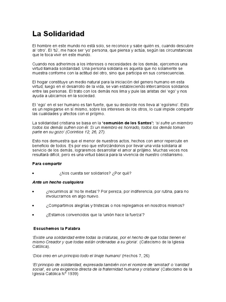 La Solidaridad | PDF