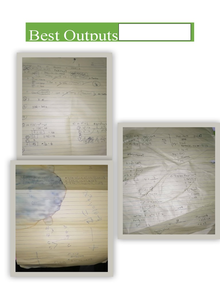 Best Outputs | PDF | Career & Growth