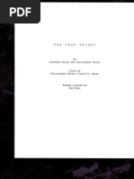 Christopher Nolan David S Goyer - The Dark Knight Script Joker ...