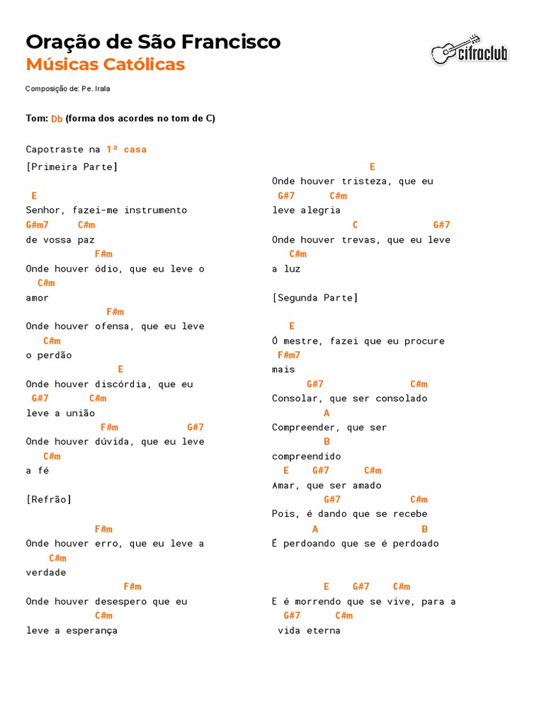 Oração de São Francisco | PDF