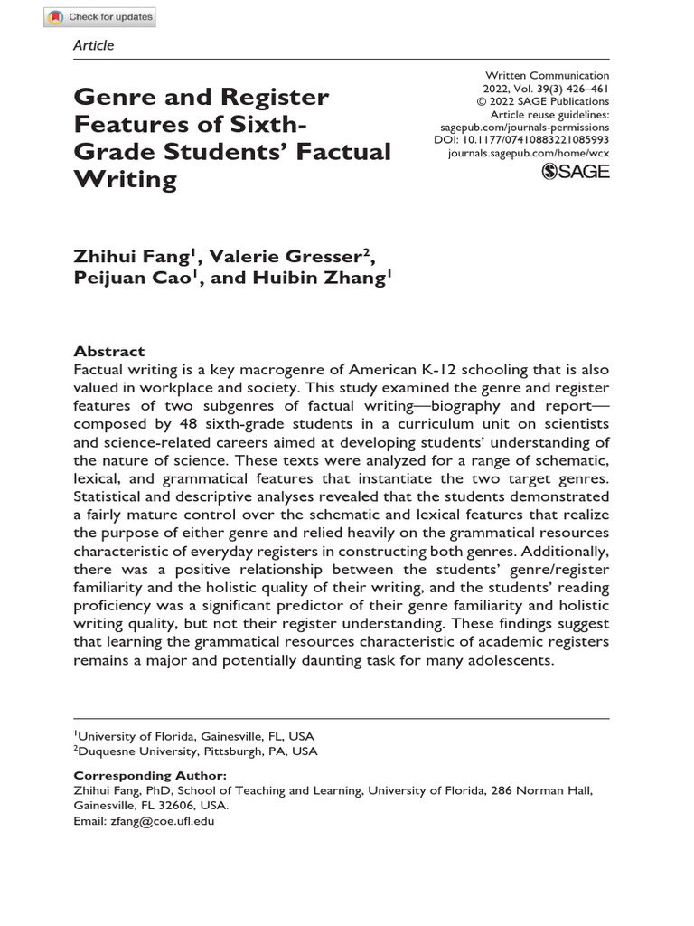Genre Analysis of Student Multimodal Text | PDF | Clause | Science ... Genre Analysis of Student Multimodal Text | PDF | Clause | Science ...