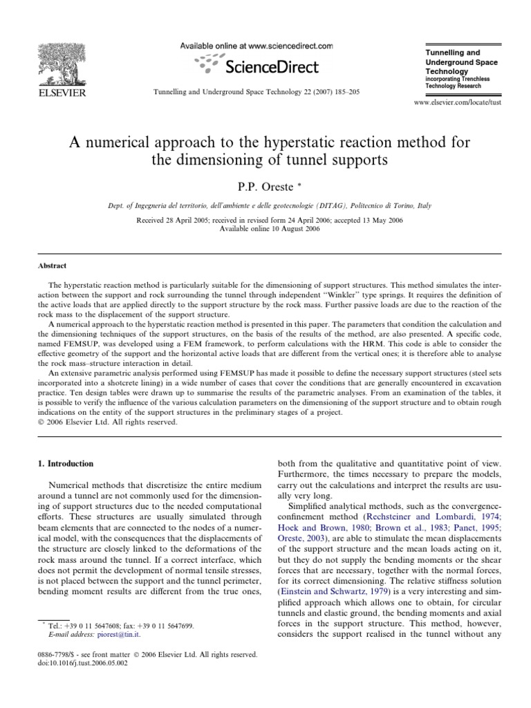 Oreste 2007 | PDF | Bending | Stiffness