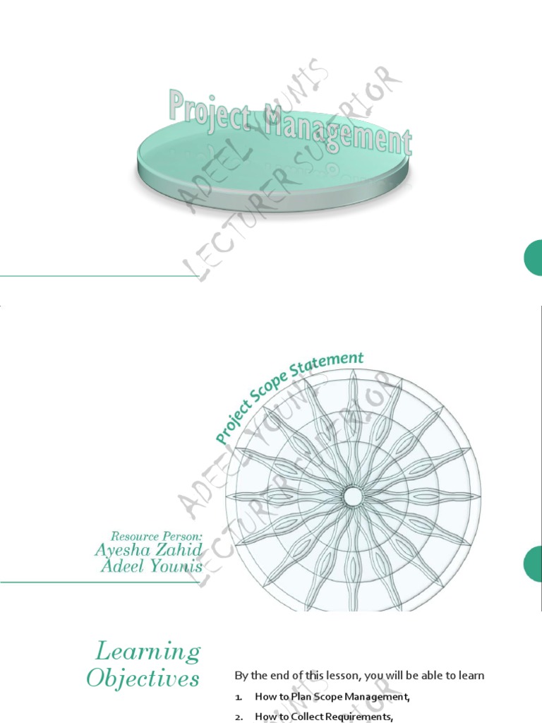Week 3 Project Scope Statement | PDF | Business | Leadership