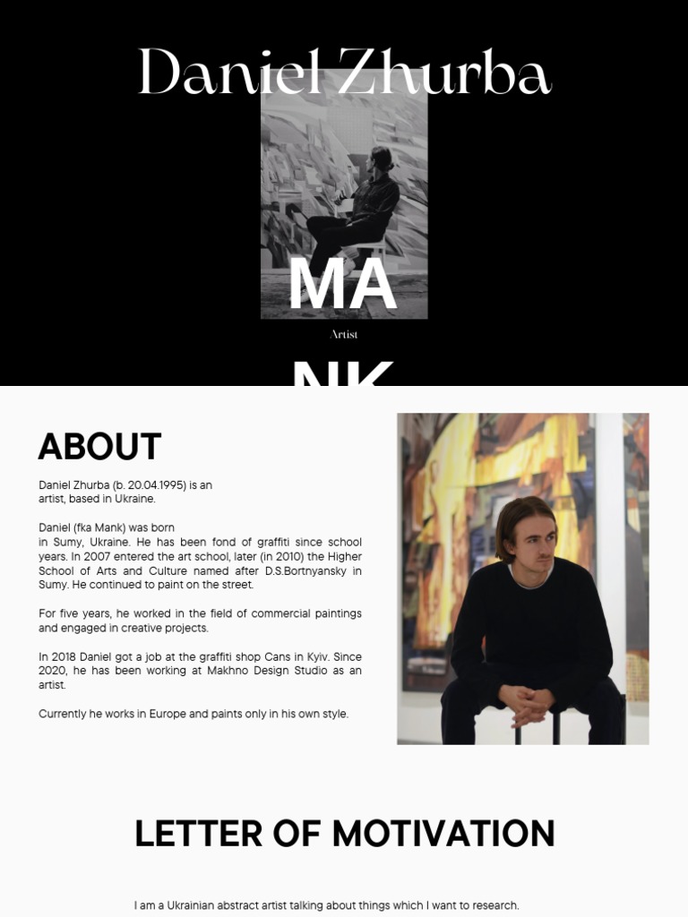 Ukrainian Abstract Artist Daniel Zhurba | PDF