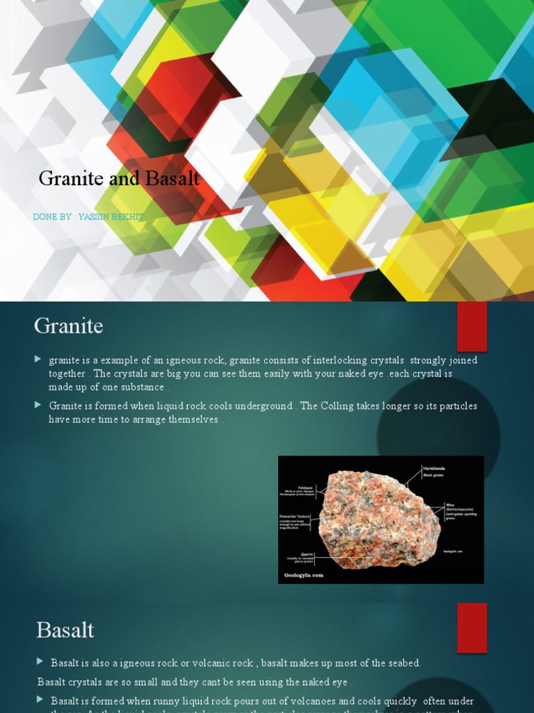 Basalt and Granite | PDF