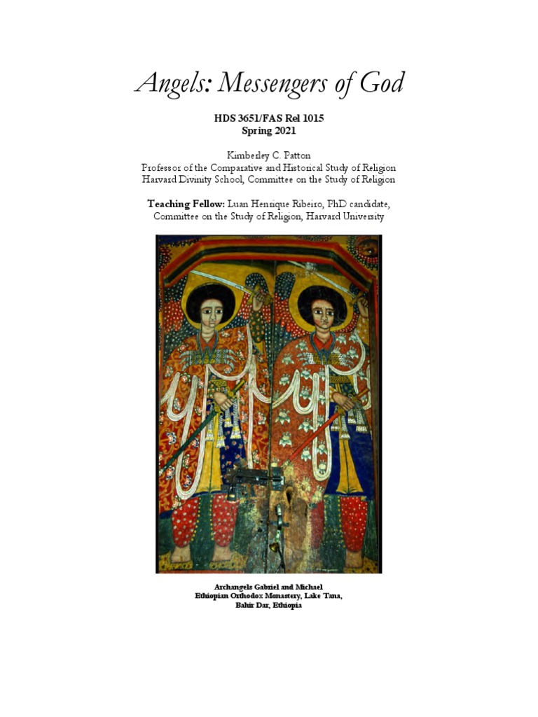 Angels Syllabus HDS-FAS 2021 Revised R (1) - 2 | PDF | Angel | Bible