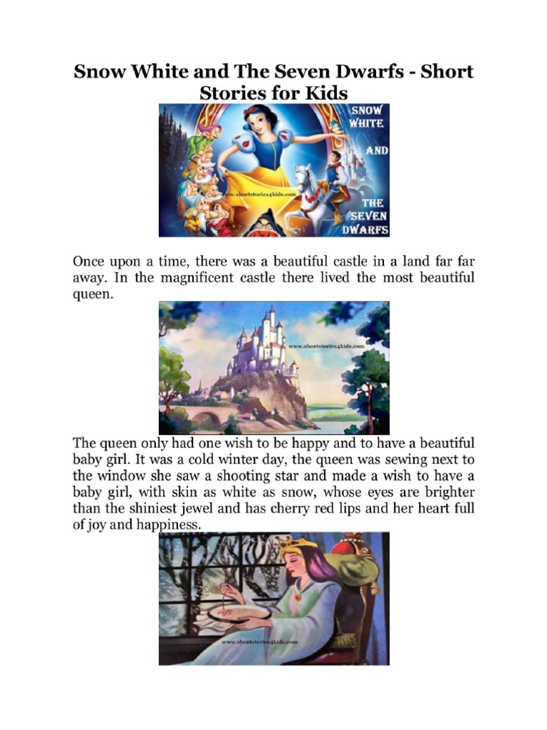 Snow White and The Seven Dwarfs - Short Stories for kids - Flipbook by ...