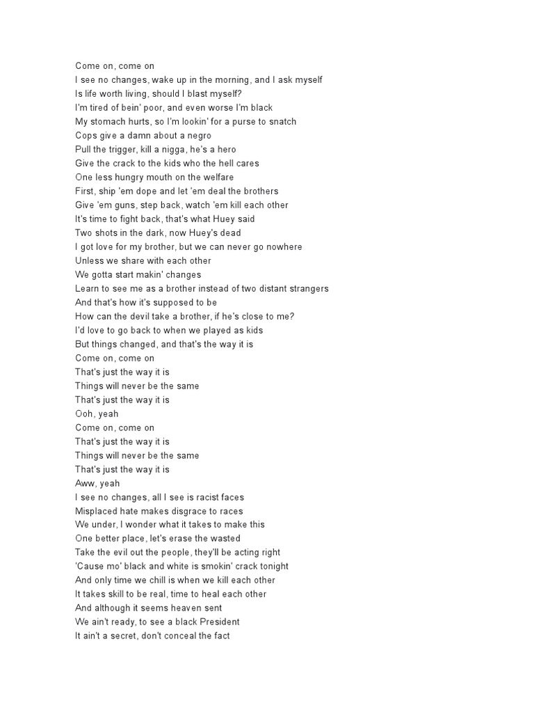 Tupac - Changes | PDF