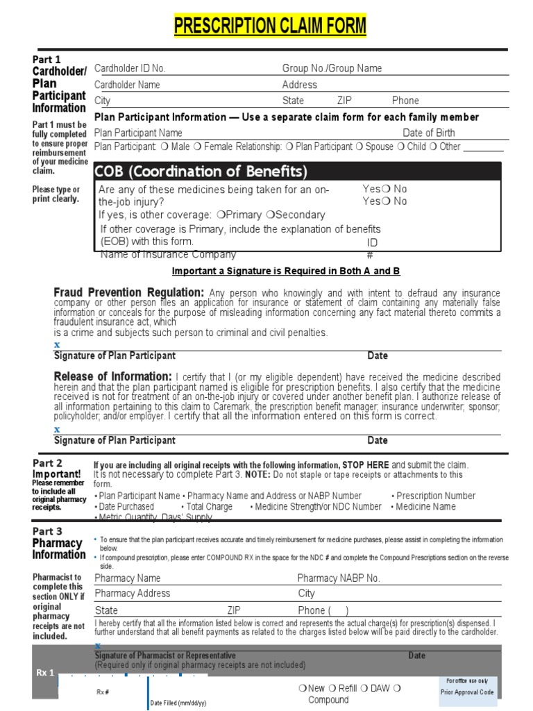 Prescription Template 07 | Download Free PDF | Medical Prescription ...