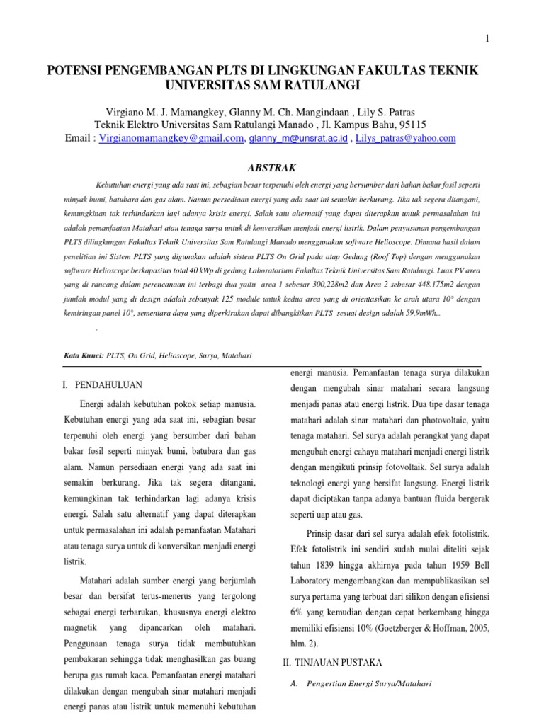 Jurnal Virigano Mamangkey | PDF