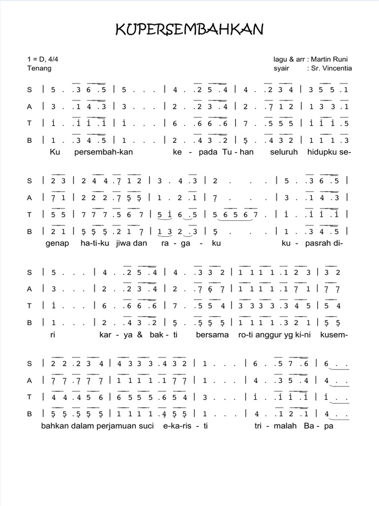 Kupersembahkan | PDF