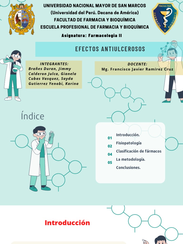 Efectos antiulcerosos de los fármacos: una revisión de las ...