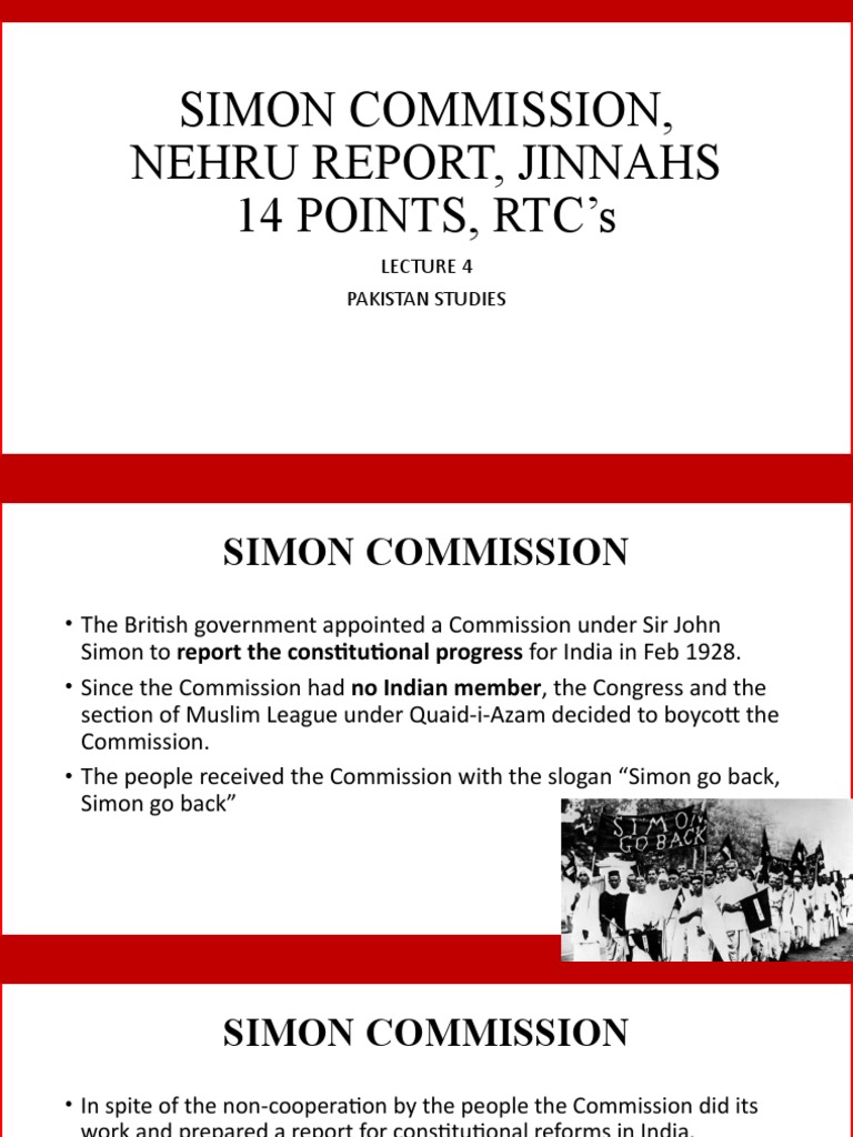 Simon Commission | PDF | Muhammad Ali Jinnah | British Raj