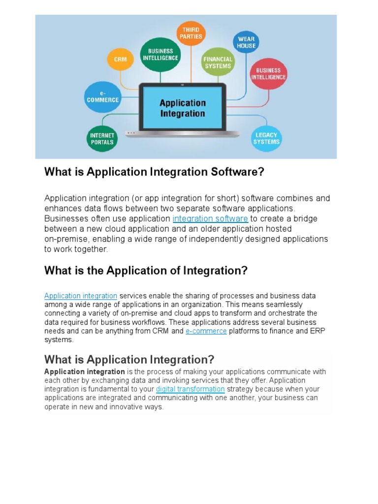 Application Integration | PDF
