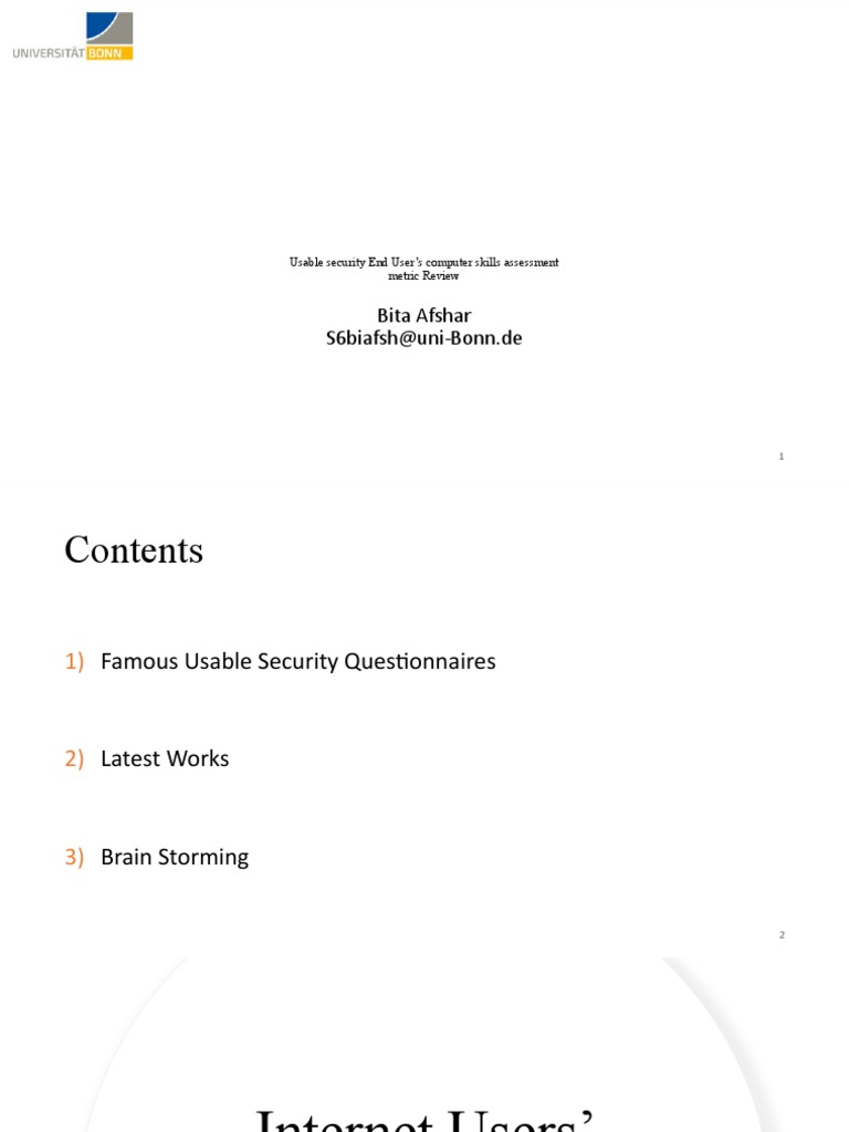 Developing a Broad Usable Security & Privacy Questionnaire: A Review of Existing Questionnaires ...