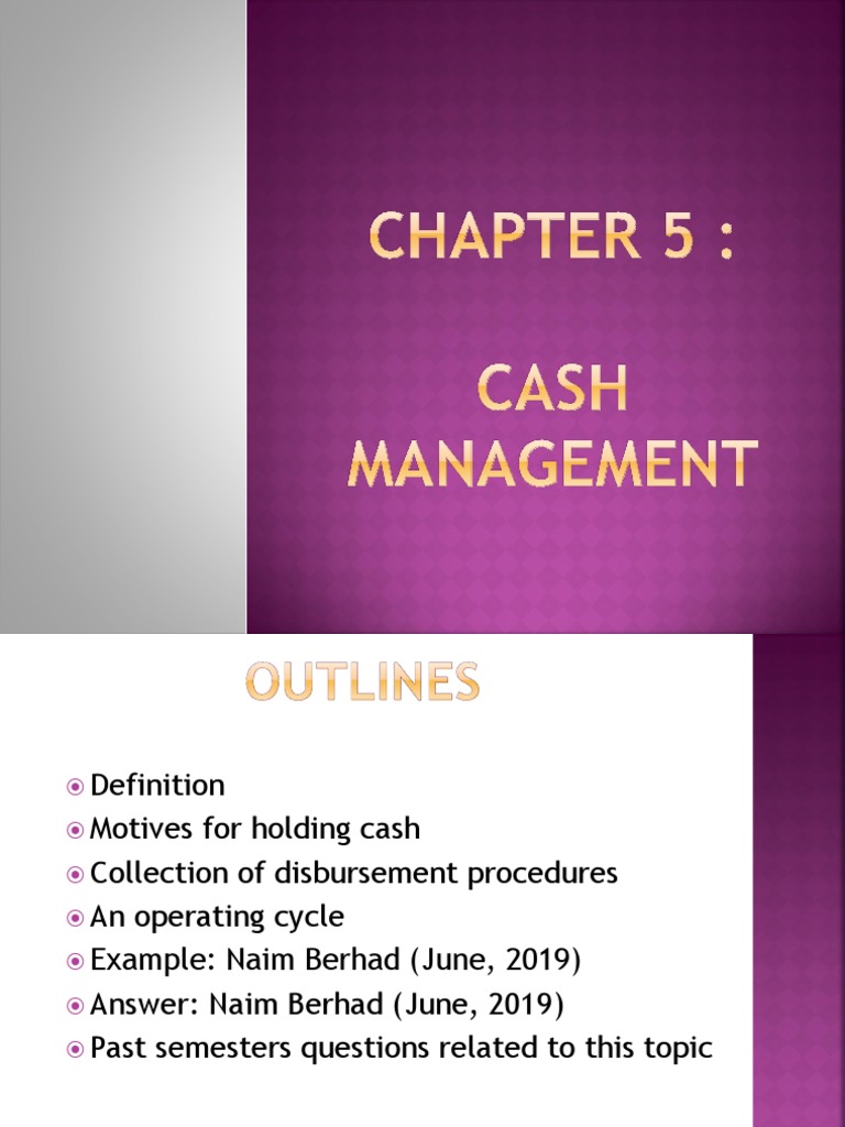 Calculating Cash Cycle, Cash Turnover and Minimum Operating Cash for ...
