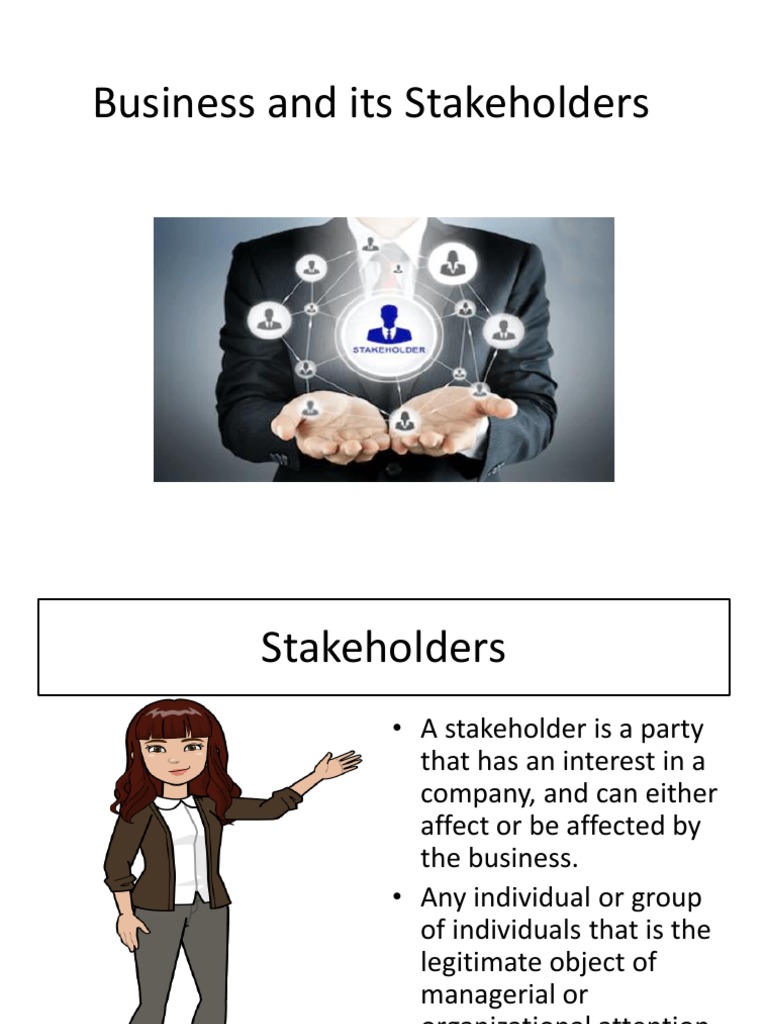 Understanding Business Stakeholders | PDF | Corporate Social ...