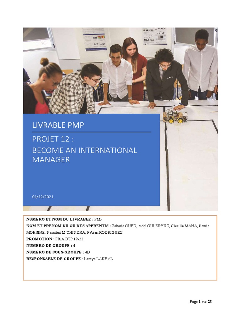 LLL g4.d Livrable 1 PMP 1922 | PDF | Sustainable City | Air Pollution