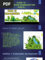 On Green Skills | PDF | Sustainability | Water