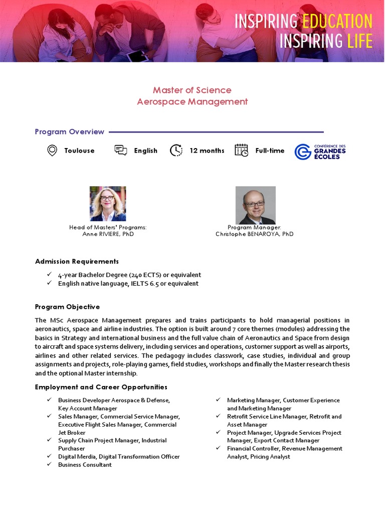 MSC Aerospace Management | PDF | Aerospace | Supply Chain Management