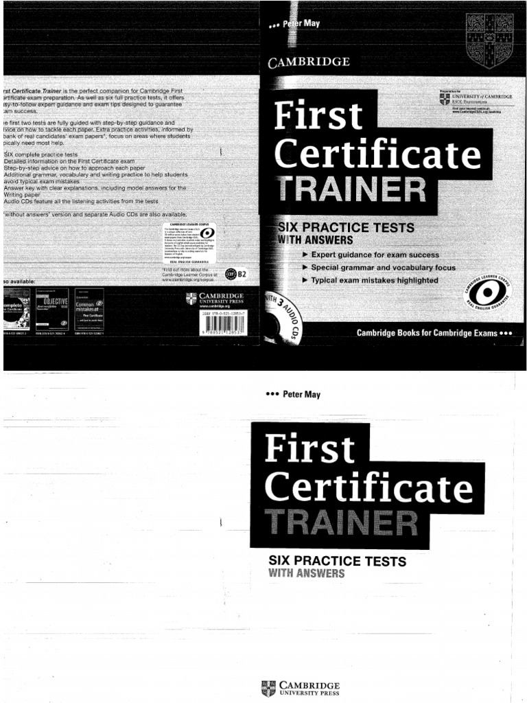 First Certificate Trainer | PDF